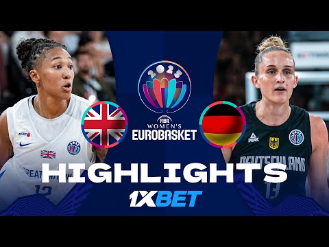 Great Britain 🇬🇧 vs Germany 🇩🇪 | 1XBET Highlights | FIBA EuroBasket Women 2025