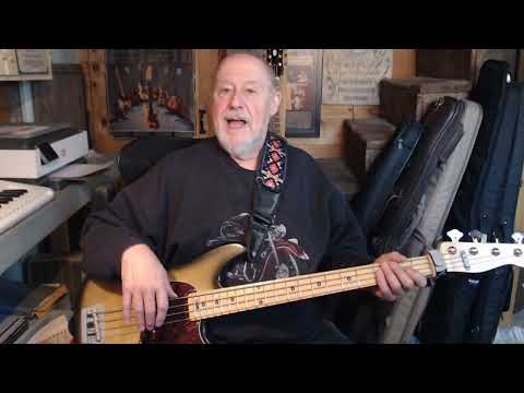 instagram promo with AmpMaster woodcraft 30" scale bass