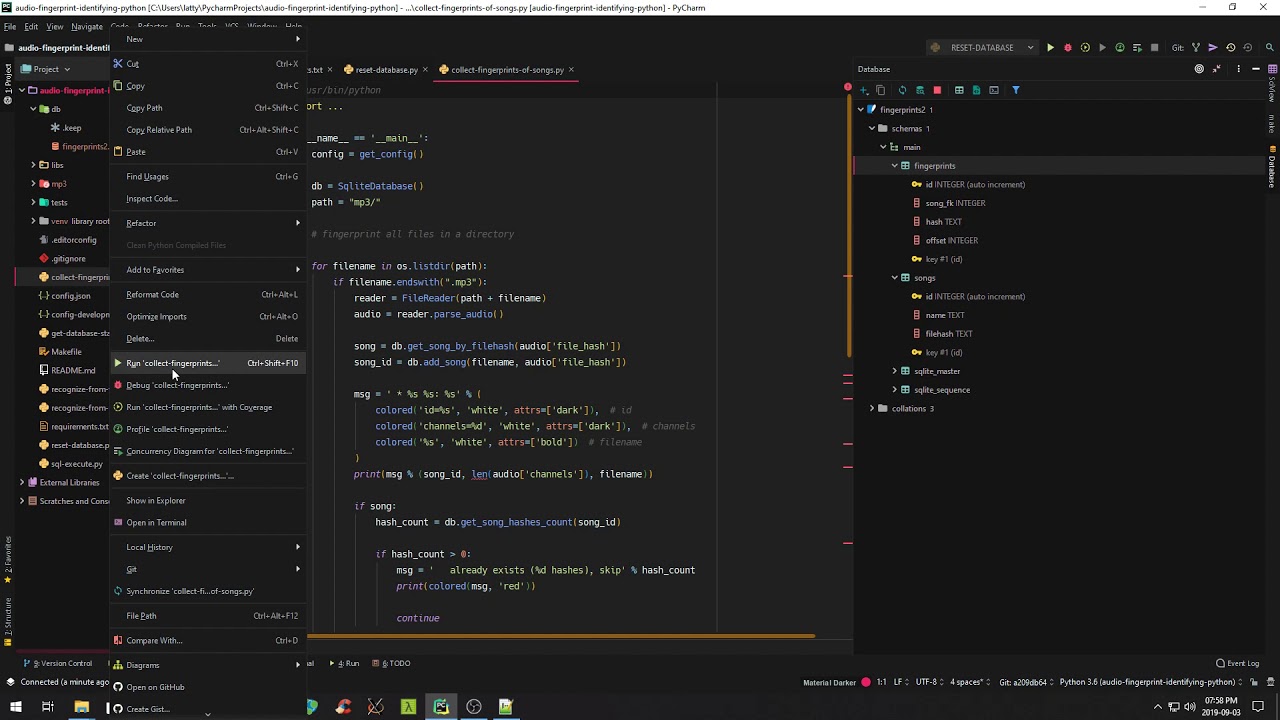 How to create your own Shazam (audio recognition) with Python in Windows10