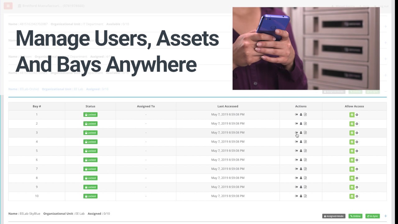 Bretford: TechGuard Connect® Charging Lockers Charge, Manage & Secure Mobile Devices