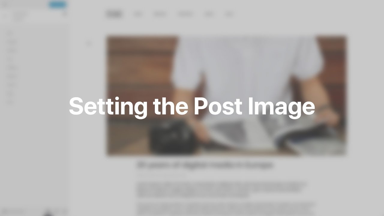 Setting the Post Image | YOOtheme Documentation (WordPress)