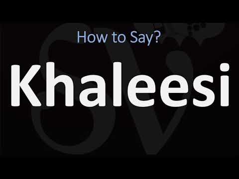 How to Pronounce Khaleesi? (GAME OF THRONES)