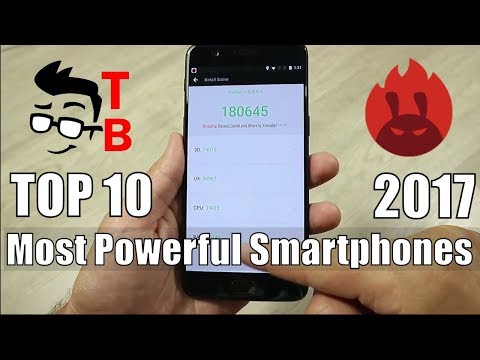 TOP 10 Most Powerful Smartphones (July 2017 - AnTuTu)