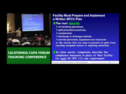 SPCC PLANS: Elements and Compliance (2 of 8)