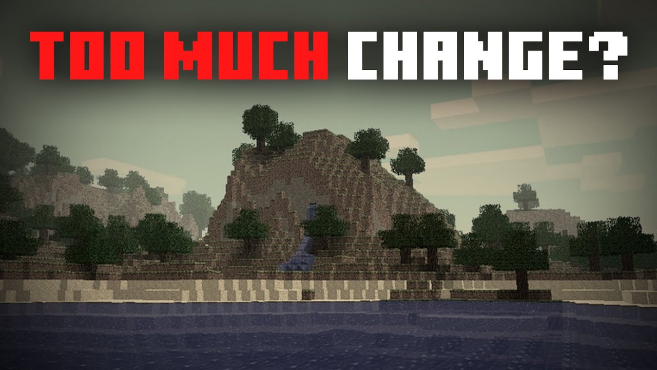 Minecraft is unrecognizable now...