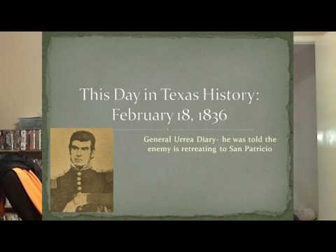This Day In Texas History February 18, 1836