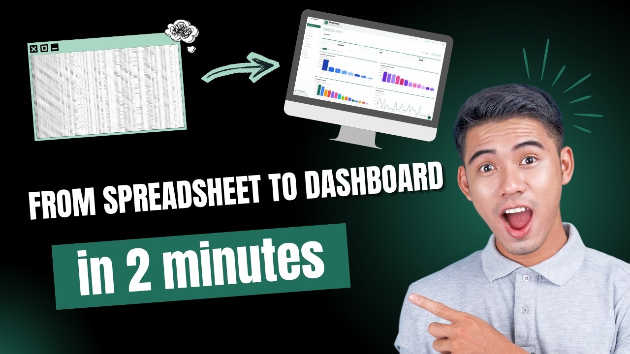 How to Turn a Spreadsheet Into a Dashboard in 2 Minutes
