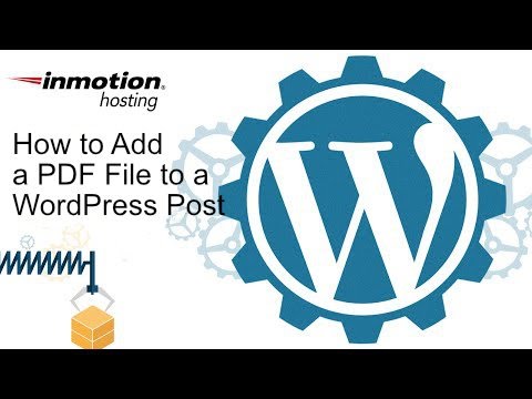 How to add a PDF file to your website – InMotion Hosting Support Center