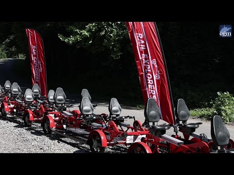 New railbike system opens in Clay County.