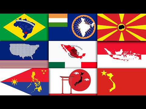 National Flags Now Have Maps / Fun With Flags