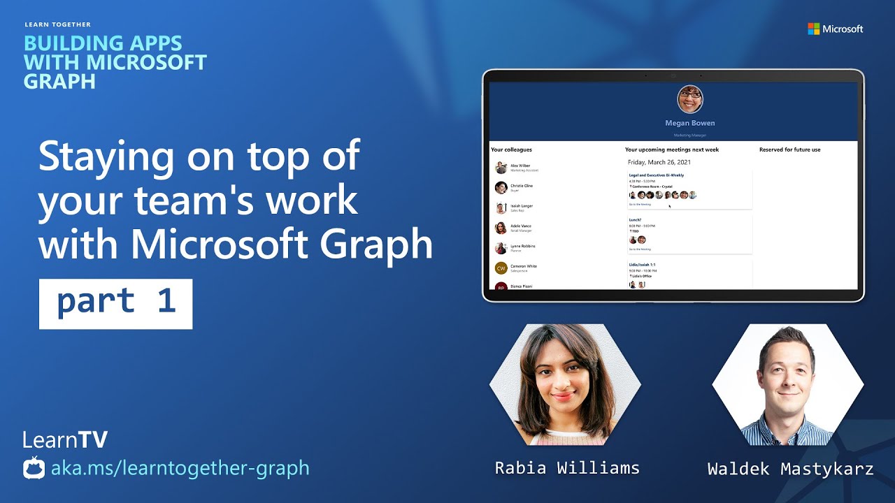 Staying on top of your team's work with Microsoft Graph (Part 1)​