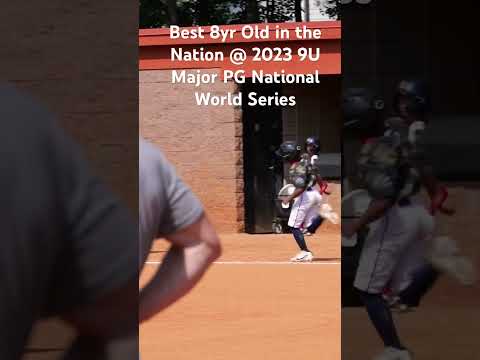 Best 8yr old in the Nation! Crushes a double at a 9U PG Major World Series! #trending #shorts