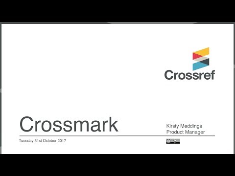 Introduction to Crossmark