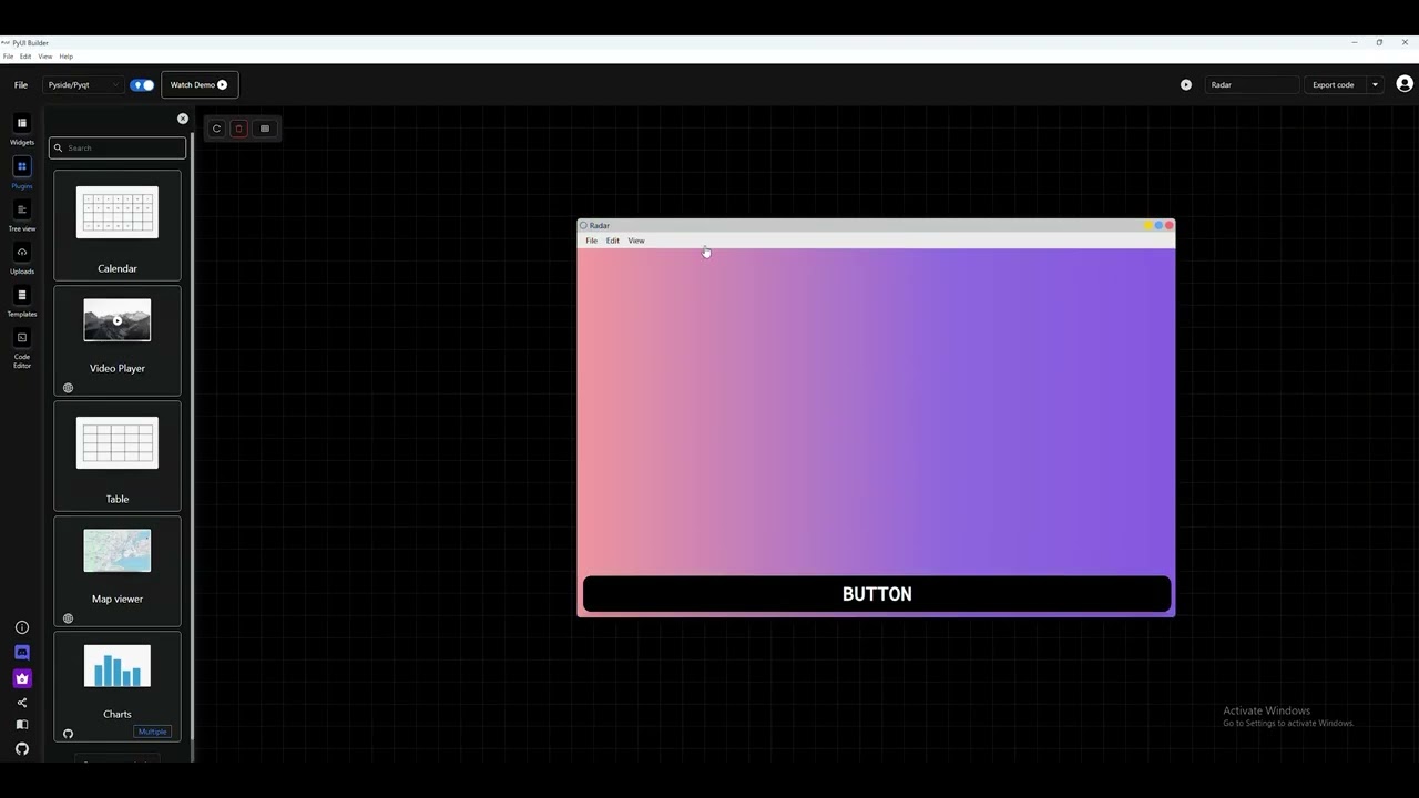 Python GUI builder - Learn to create Python GUIs - PyUibuilder