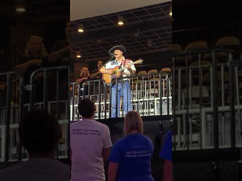 Tyler Anthony sings the National Anthem