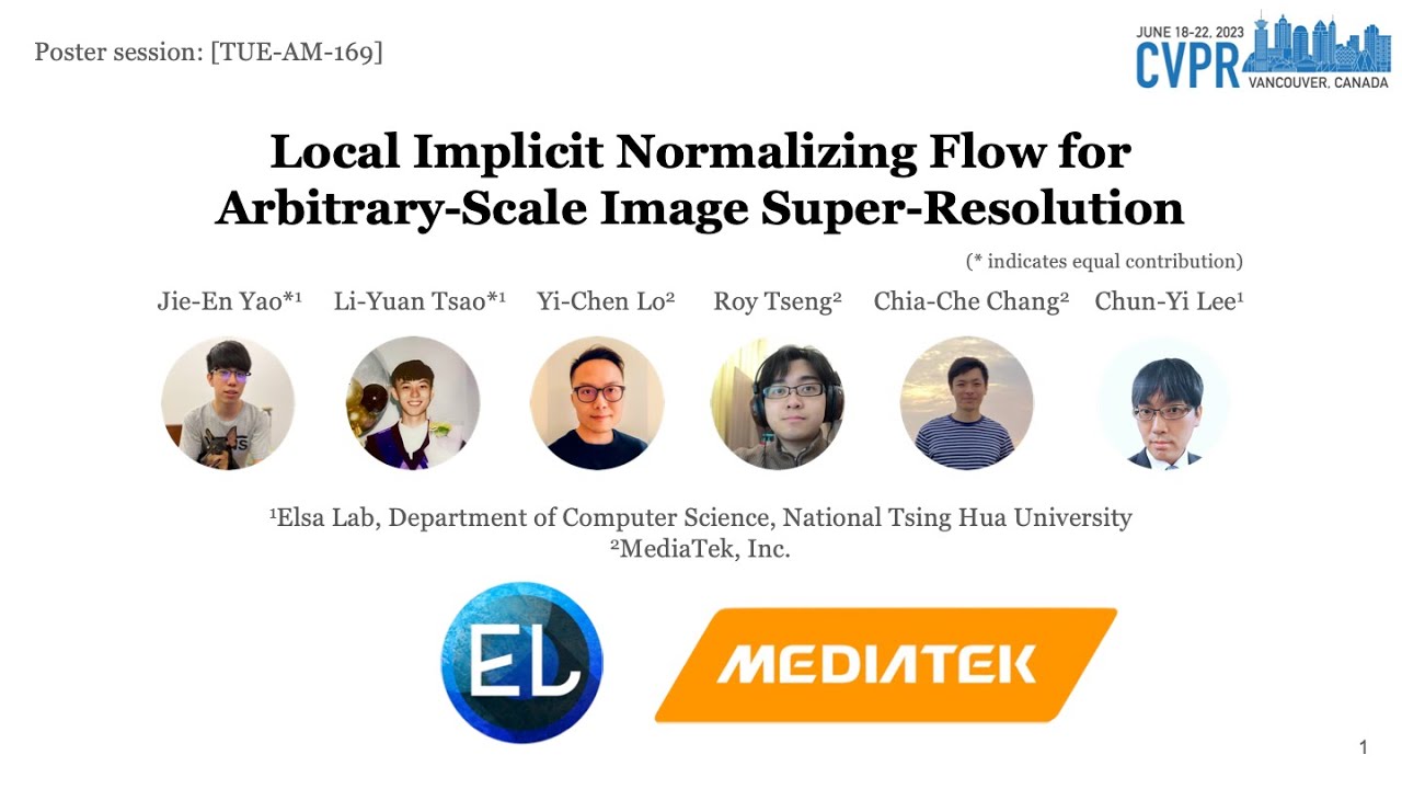 [CVPR 2023] Local Implicit Normalizing Flow for Arbitrary-Scale Image Super-Resolution