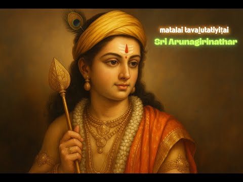 Matalai Tavazhuthadiyidai – The Lord of the Vedic Banks. Sri Arunagirinathar #bakthi #muruga #tamil