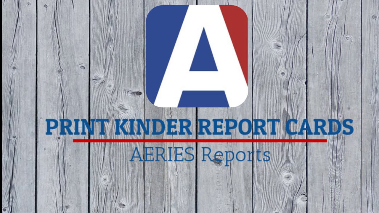 Access Kindergarten Report Cards