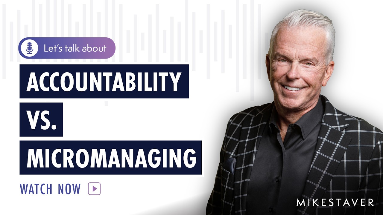 Mondays with Mike: Holding Someone Accountable Without Micromanaging | Team Leadership & Coaching