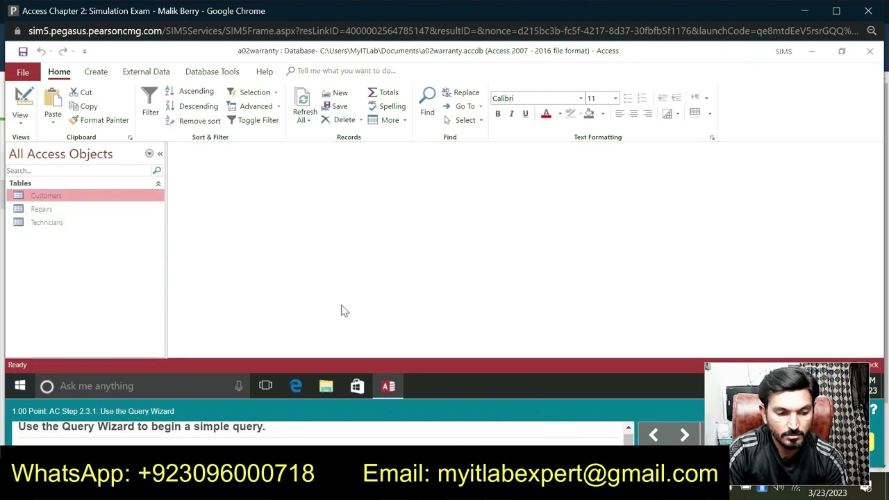 Access Chapter 2: Simulation Exam | Access Chapter 2 Simulation Exam