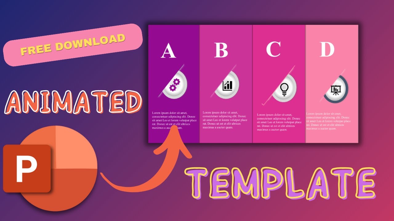 How to make SLIDING ( bottom to top ) Template in POWERPOINT | #powerpointtemplate  #windows