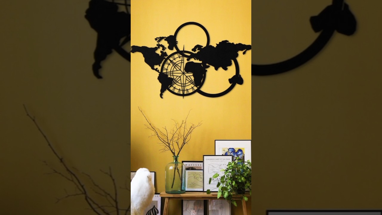 World Map and Pointers #worldmapCNC  #fayyazdesignstudio #rabtdesignstudio #viral #trending#youtube