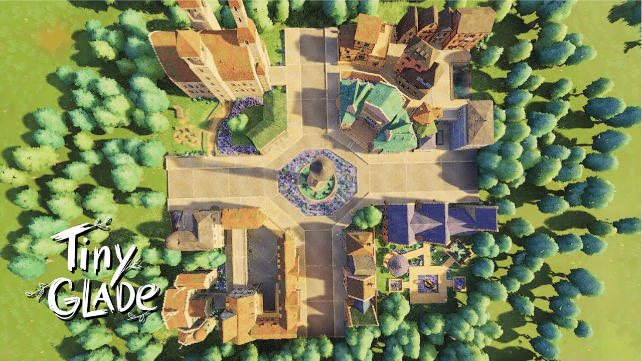 Cozy vibrant town - Tiny glade Speed build