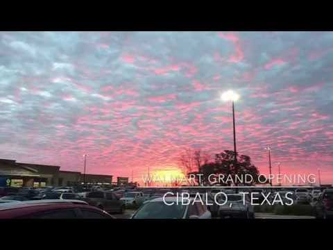 Grand Opening Walmart Cibalo Texas