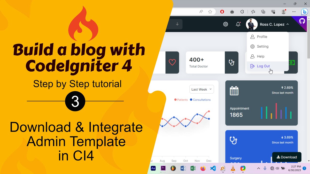 #3. How to Integrate DeskApp Admin Template in CodeIgniter 4