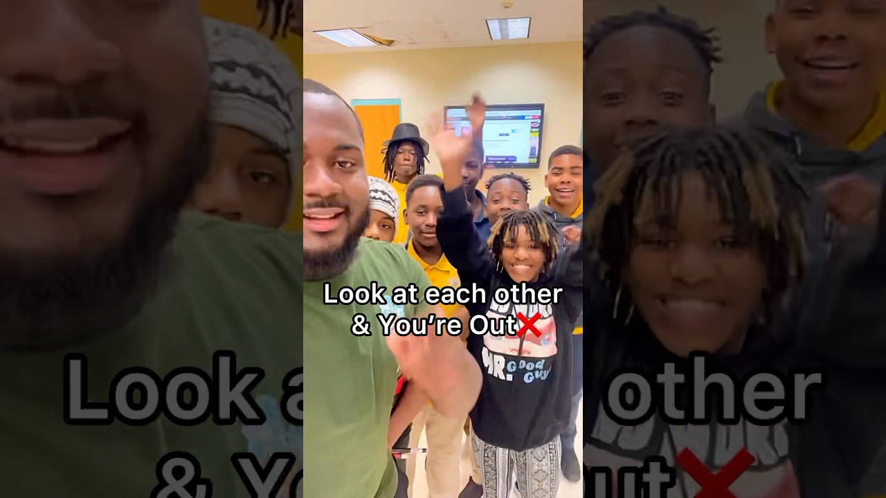 Whatever you do Don’t make eye contact 👀😂 #classroomgames #Fun #Shorts   #teacher