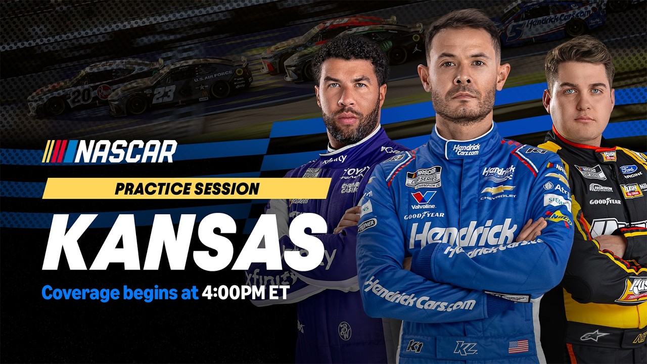 LIVE NASCAR CUP SERIES PRACTICE | Kansas | Prime Video