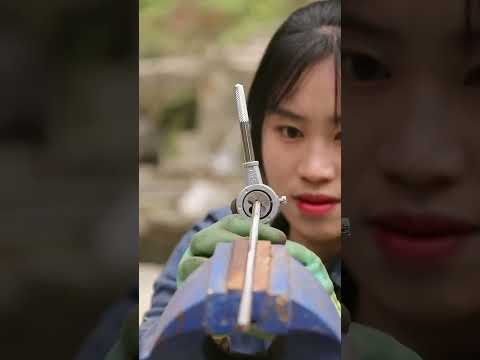 Genius Girl Spends A Week Repairing Sewing Machine #Repair #Machine #Technology|Linguoer