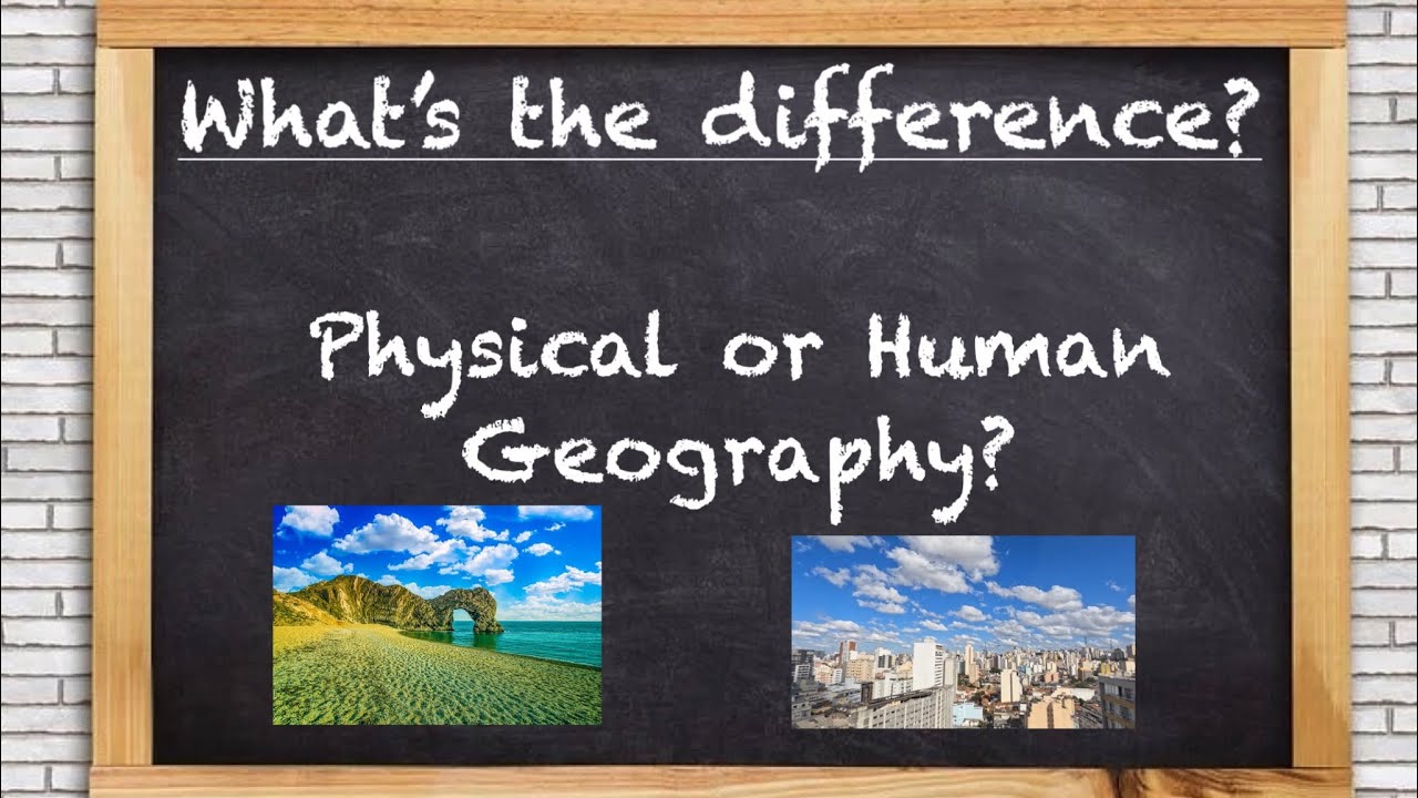 What's the difference between physical and human geography? Powered by @GeographyHawks