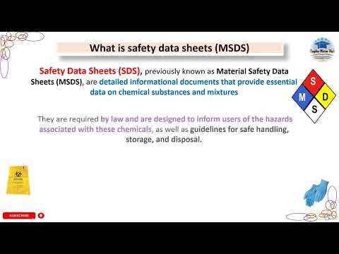 Material Safety Data Sheet (MSDS) #chemical #safety #laboratory #microbiology