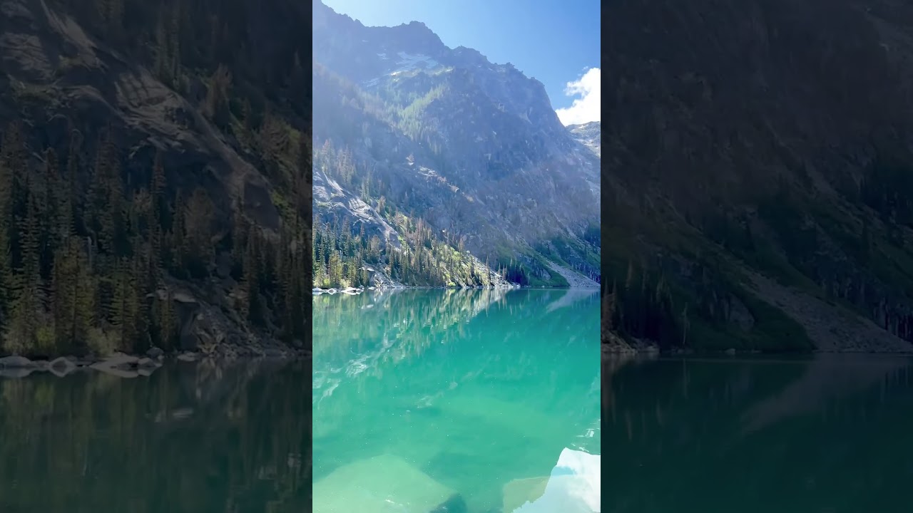 One of the most beautiful lake in Washington State 🌲 #shorts