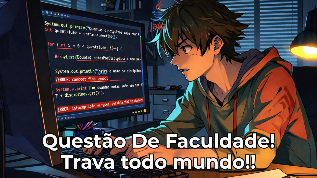 Resolvendo exercício da FACULDADE em JAVA! (Parece FÁCIL, mas todo mundo TRAVA)