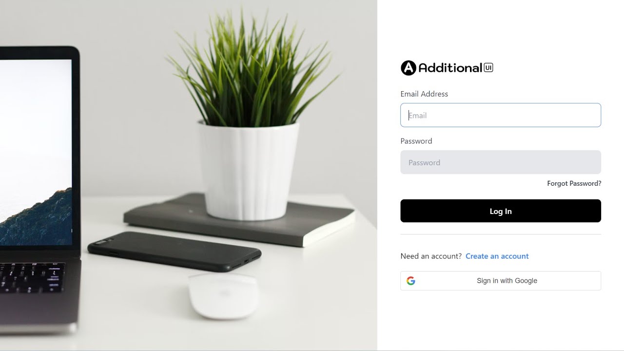 Additional UI - Login Process
