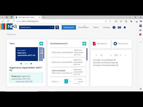 Instructievideo NOA Talent Portal - Rapport Downloaden