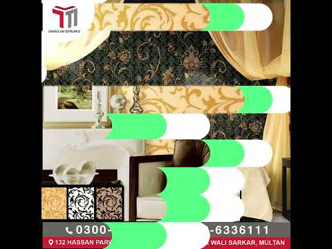 3D Wallpaper designe available by Tariq Interiors Multan