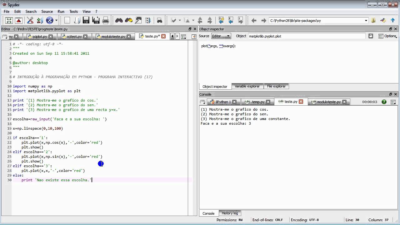 Python 17 - Programa Interactivo