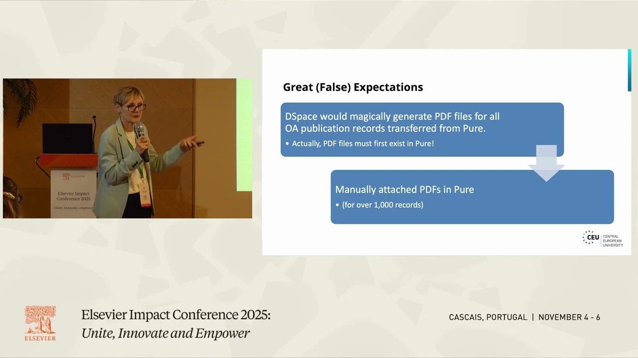 Implementing the Pure DSpace Connector Synchronizing Research Outputs w/ an Institutional Repository