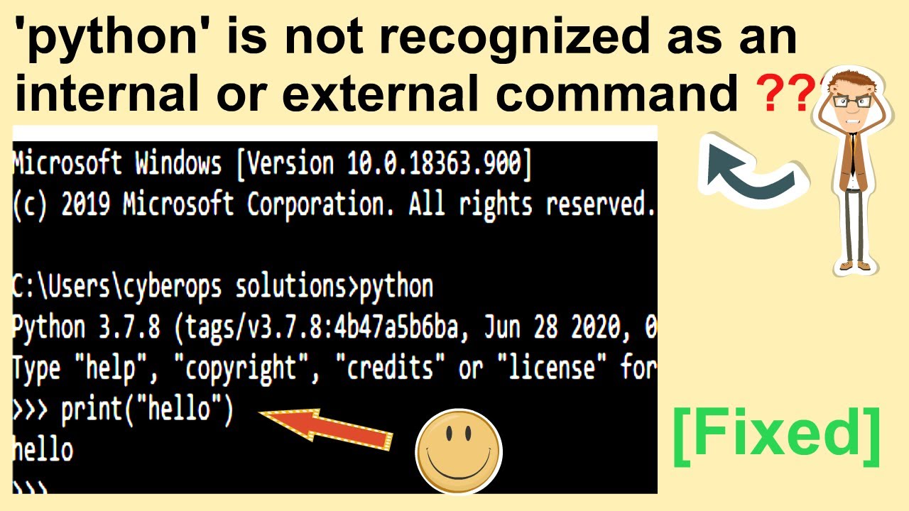 Run Python Scripts in CMD( Window 10)  without any Error || Python Automation ||
