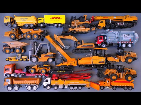 KABOLITE K350-200 DIGGER, MEGA RC TRUCKS, RC TRACTORS, RC MACHINES COLLECTION!! EXCAVATOR LESU ET30H