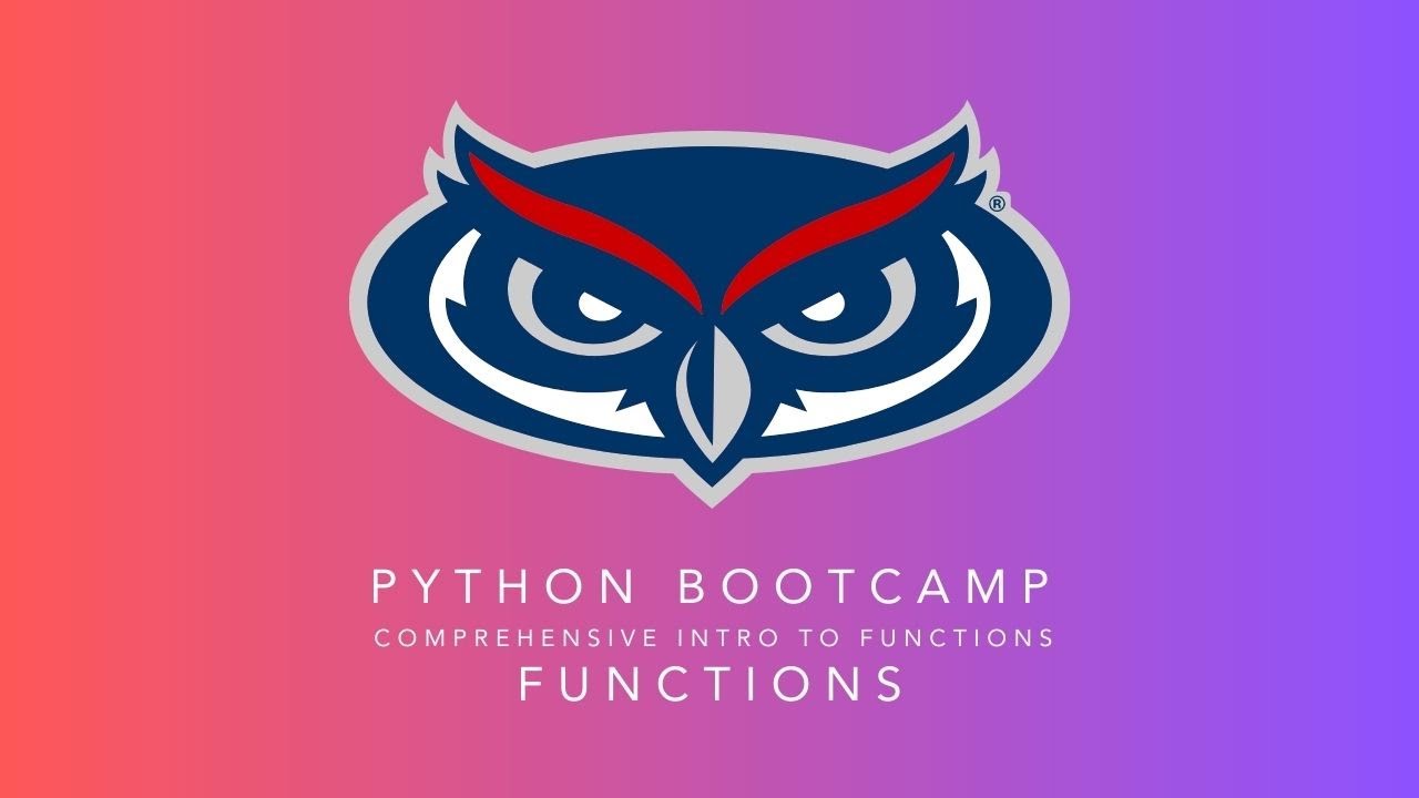 Functions | Module 4 | Python Bootcamp