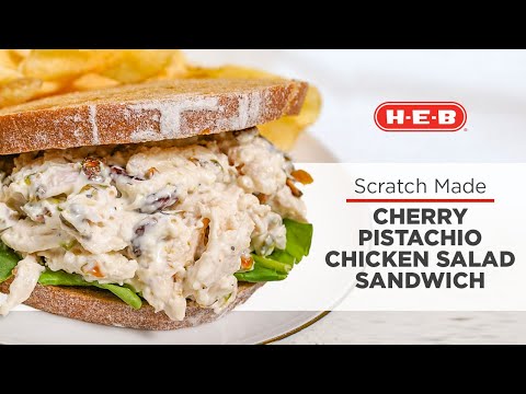 Scratch Made Sandwiches with H-E-B: Cherry Pistachio Chicken Salad Sandwich