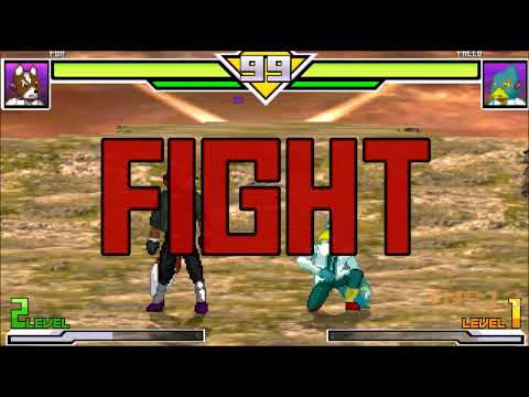 Mugen Battle Mania | Fox vs. Falco | Stage 85 - Super Smash Bros Brawl - Sunset | 1