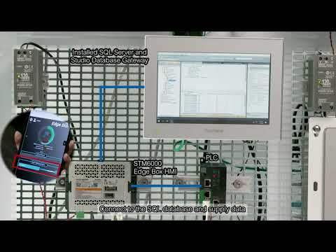 Simple and easy data management using STM6000 Edge Box HMI with SQL database