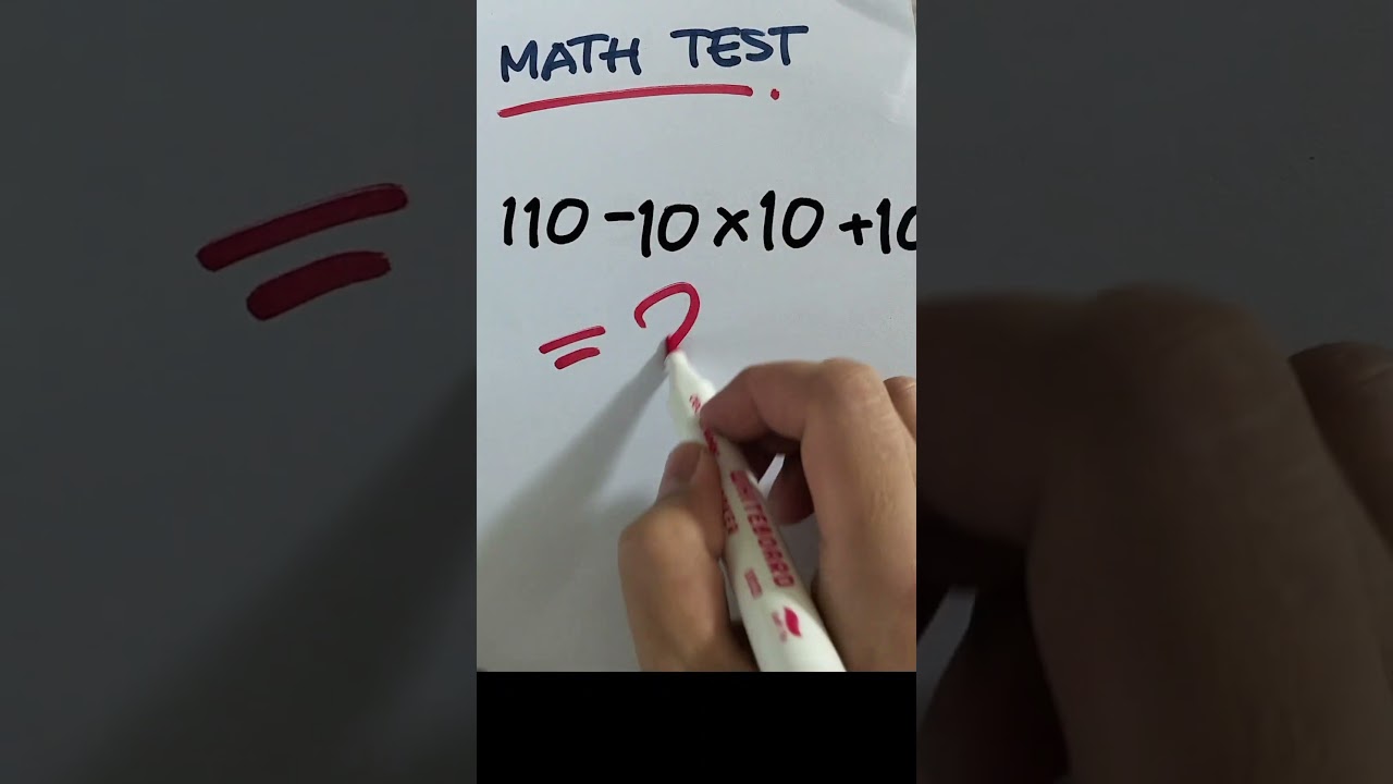 Viral Math Problem Can You Get This Right