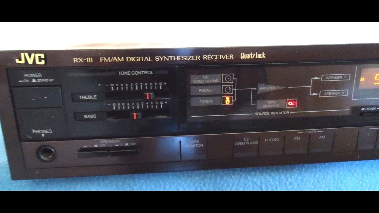 JVC RX-111 Stereo Receiver                         (sn-13299075)