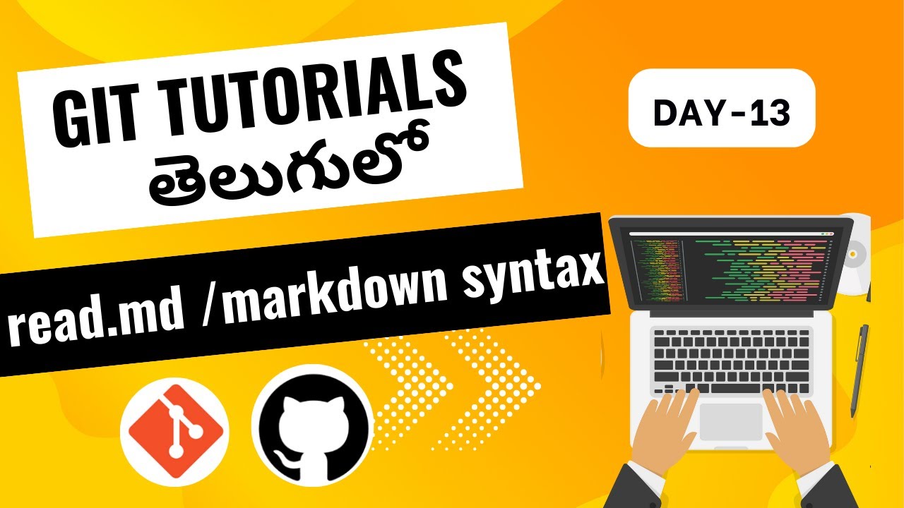 readme.md in git | markdown syntax | git tutorials in telugu | git for beginners | git #git #github